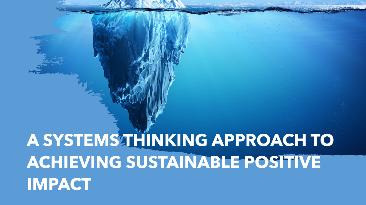 A Systems Thinking approach to achieving sustainable positive impact – CACC